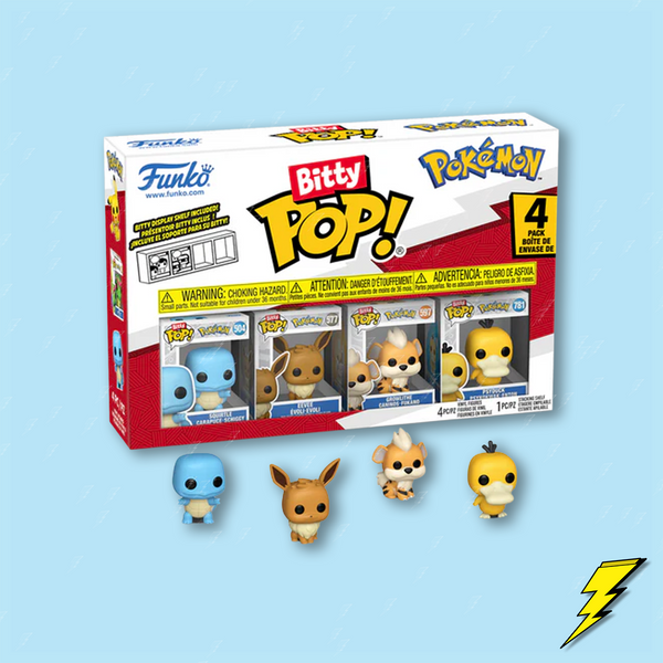 Pokemon Squirtle Series 4 - Funko Bitty Pop – Thunderbolt Cards