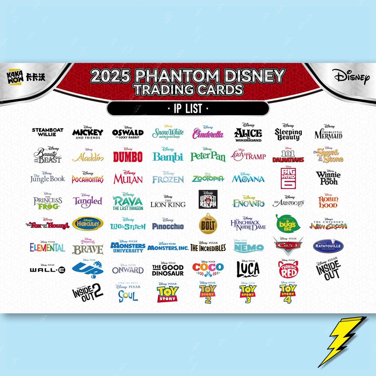 Disney Phantom 2025 Booster Pack - Kakawow – Thunderbolt Cards