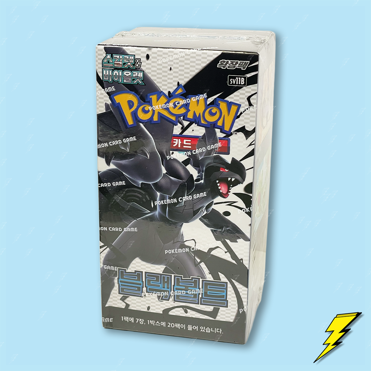Korean Black Bolt (sv11b) Booster Box – Thunderbolt Cards