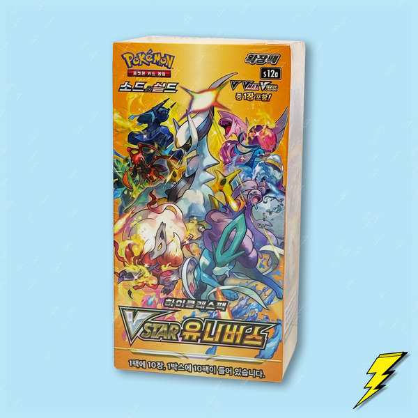 Korean VSTAR Universe (s12a) Booster Box – Thunderbolt Cards