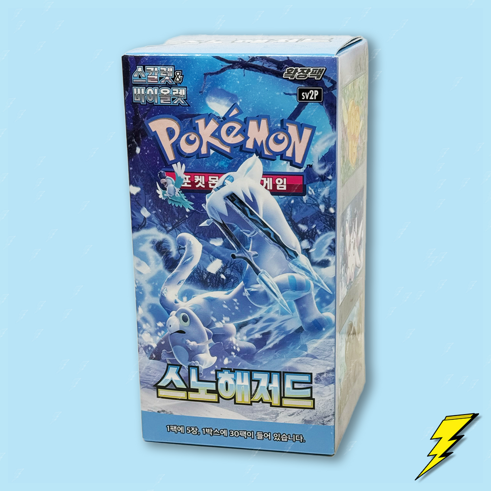 Korean Snow Hazard (sv2P) Booster Box – Thunderbolt Cards