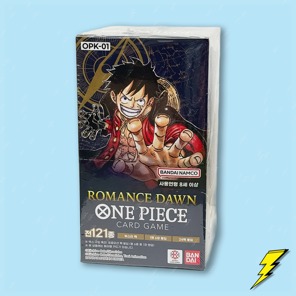 Korean Romance Dawn (OP-01) One Piece Booster Box – Thunderbolt Cards