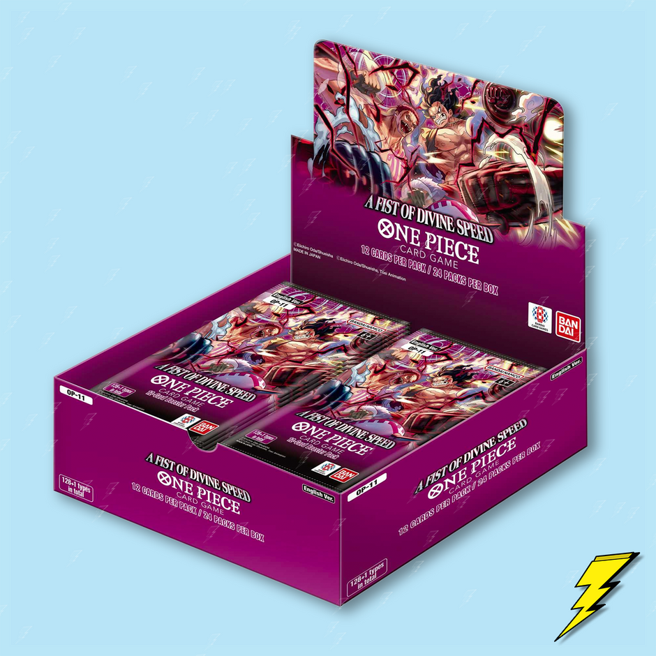 English One Piece Booster Boxes – Thunderbolt Cards