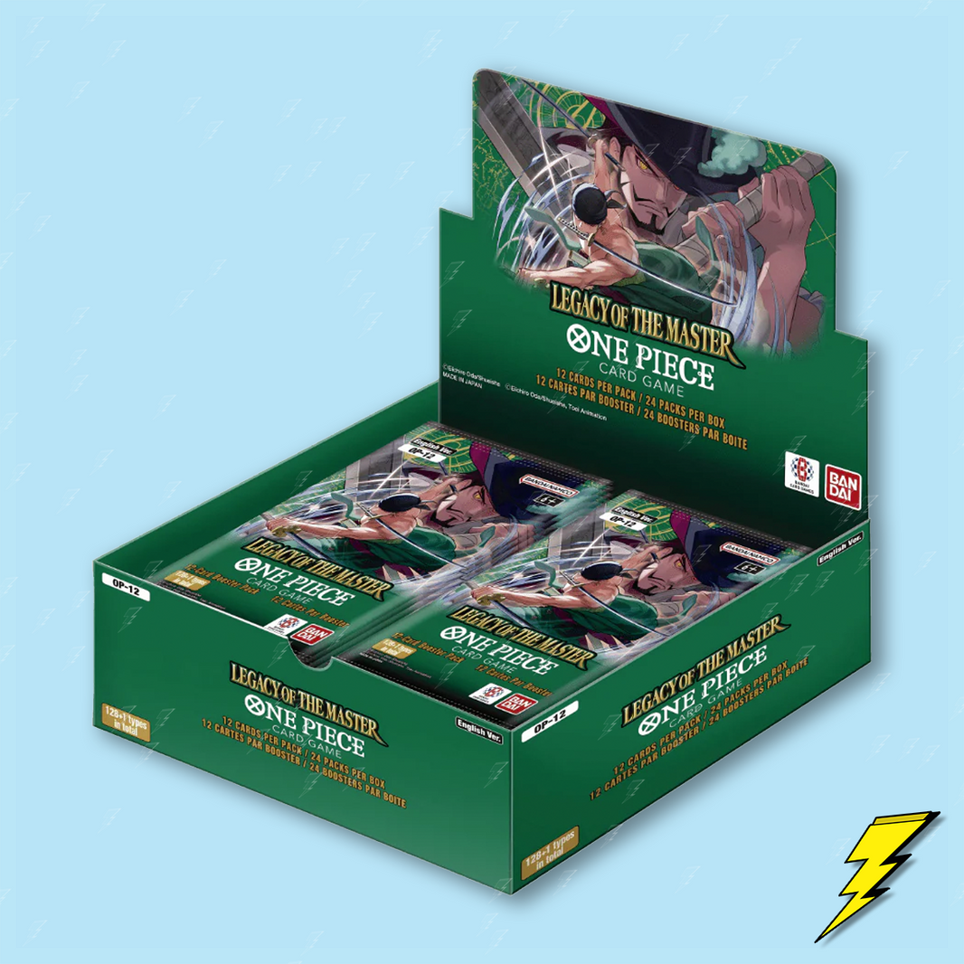 English One Piece Booster Boxes – Thunderbolt Cards