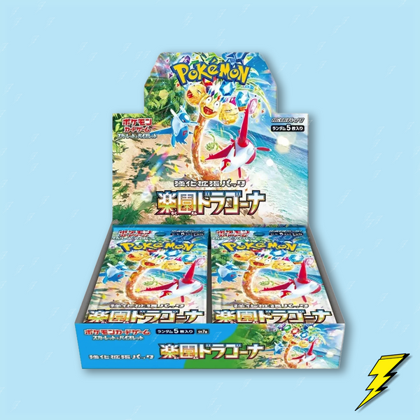 Paradise Dragona (sv7a) Booster Box – Thunderbolt Cards
